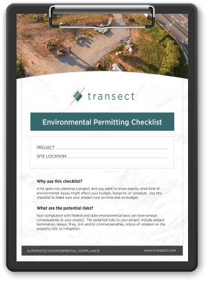 Environmental Permitting Checklist | Transect
