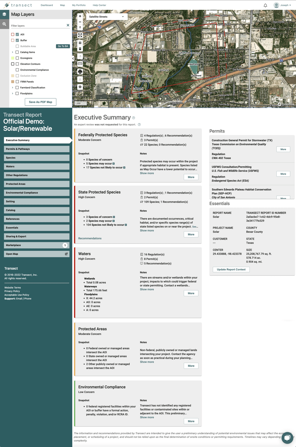 Transect | Products for Environmental Due Diligence Solutions