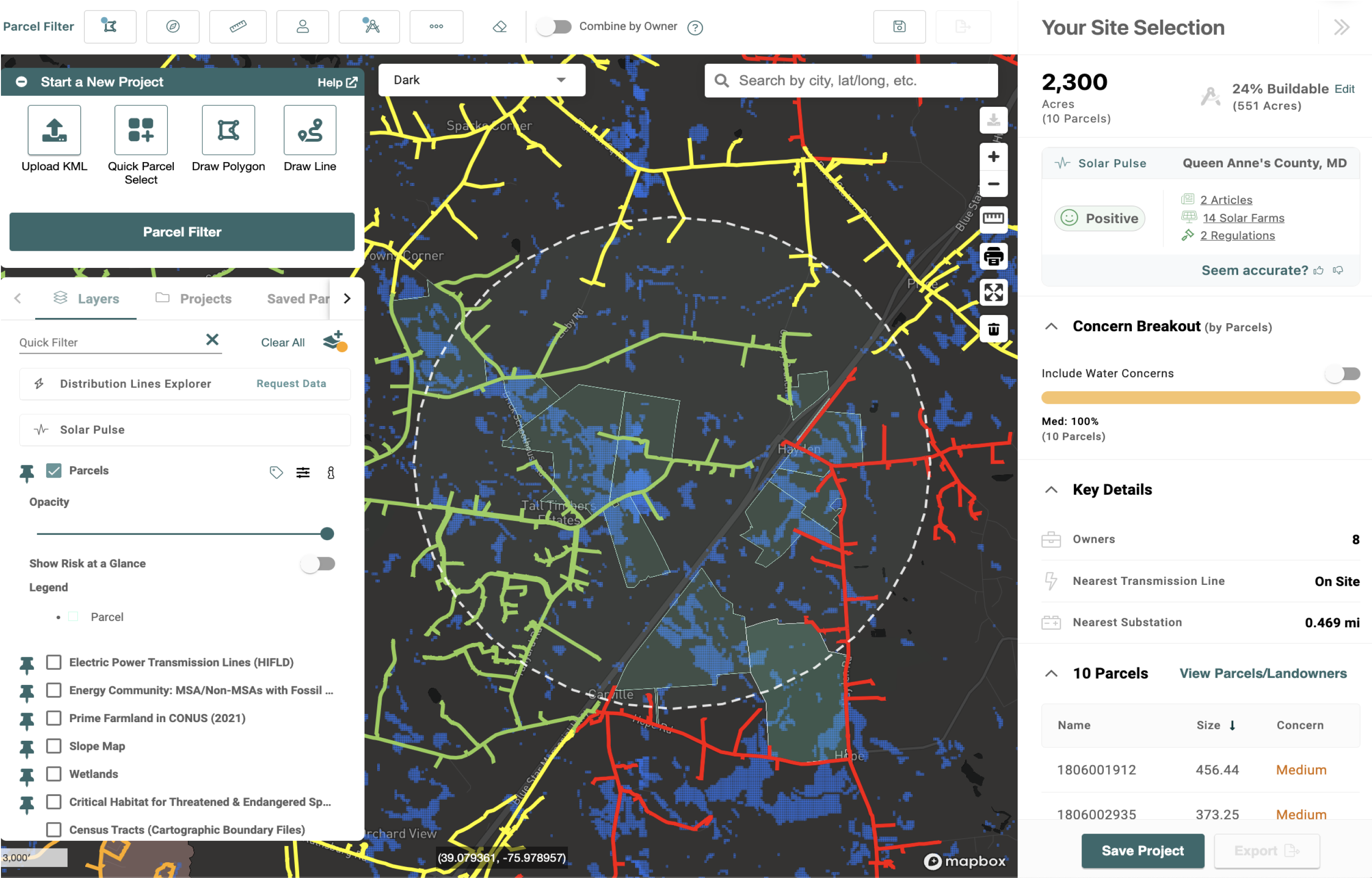 Environmental Risk & Renewable Site Assessment Platform | Transect