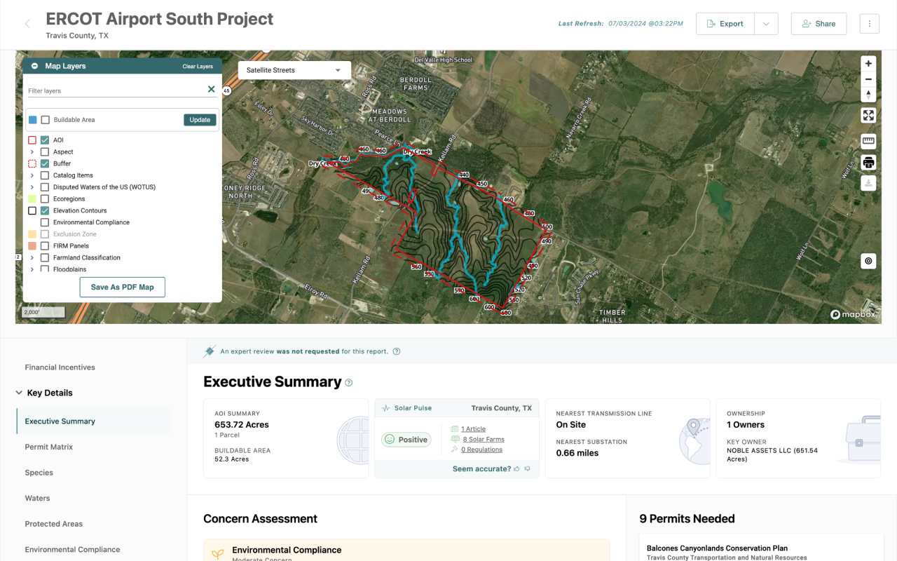 Renewable Energy Siting & Due Diligence Software | Transect